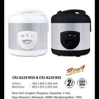 Jual MAGIC COM/ RICE COOKER COSMOS 2 LITER(CRJ 8229) | Shopee Indonesia