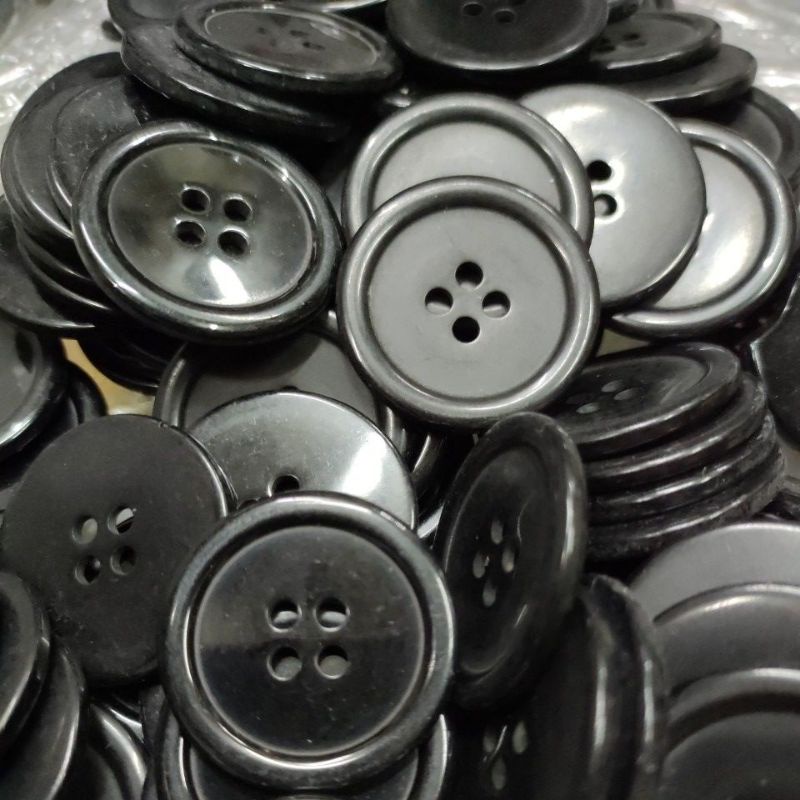 Jual Kancing Baju Mantel Besar Hitam | Shopee Indonesia