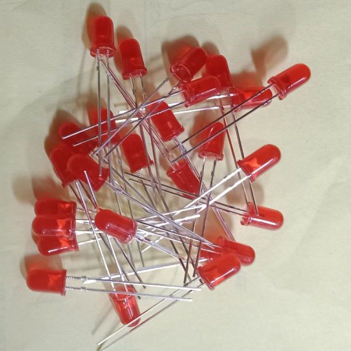 Jual lampu LED 5mm merah , kuning , hijau (/10pcs) | Shopee Indonesia