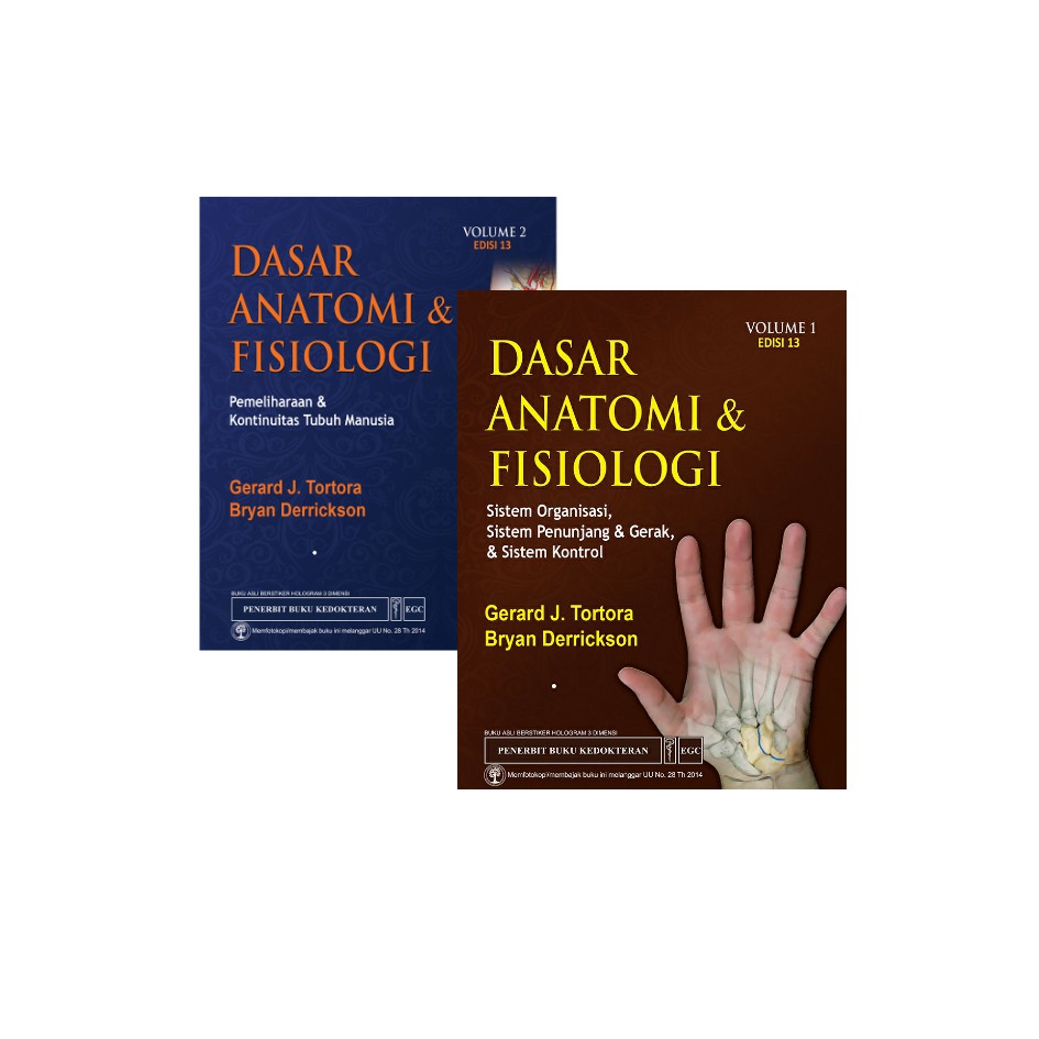 (ORIGINAL) Paket Dasar Anatomi & Fisiologi Vol. 1 dan 2 Lengkap Edisi 13 Tortora | Shopee Indonesia