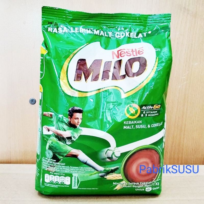 Jual Milo Actigen 1kg Milo Activ Go minuman serbuk coklat dengan malt ...