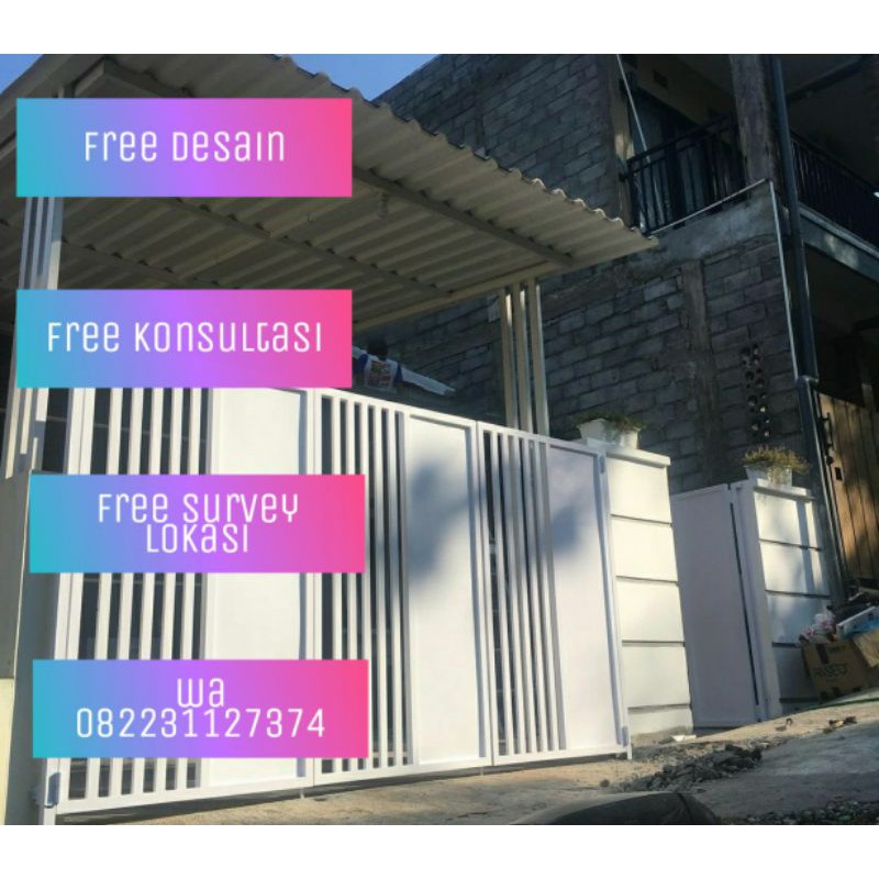 Jual pagar pager pagar rumah pagar taman pagar besi pagar hollow pagar ...