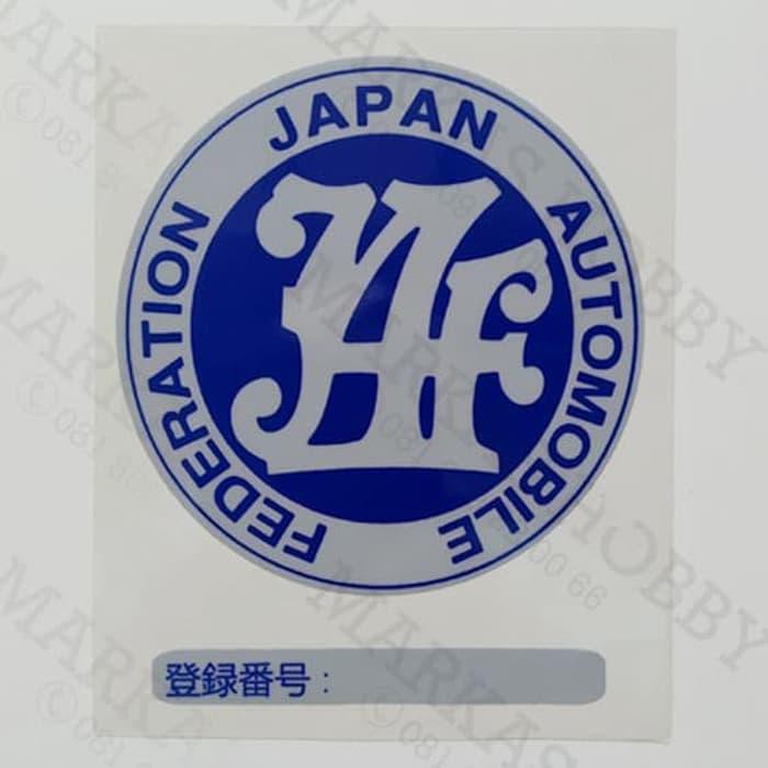 Jual Stiker / Sticker JAF Japan Automobile Federation Tempel Dalam ...