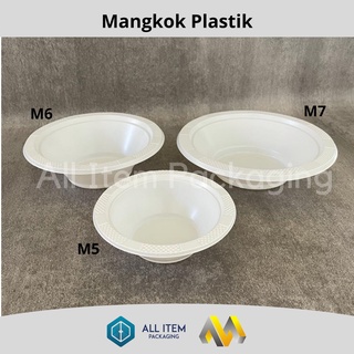 Jual Mangkok Plastik Sedang MKP / Mangkok Plastik M6 / Mangkok uk 6 @50 ...