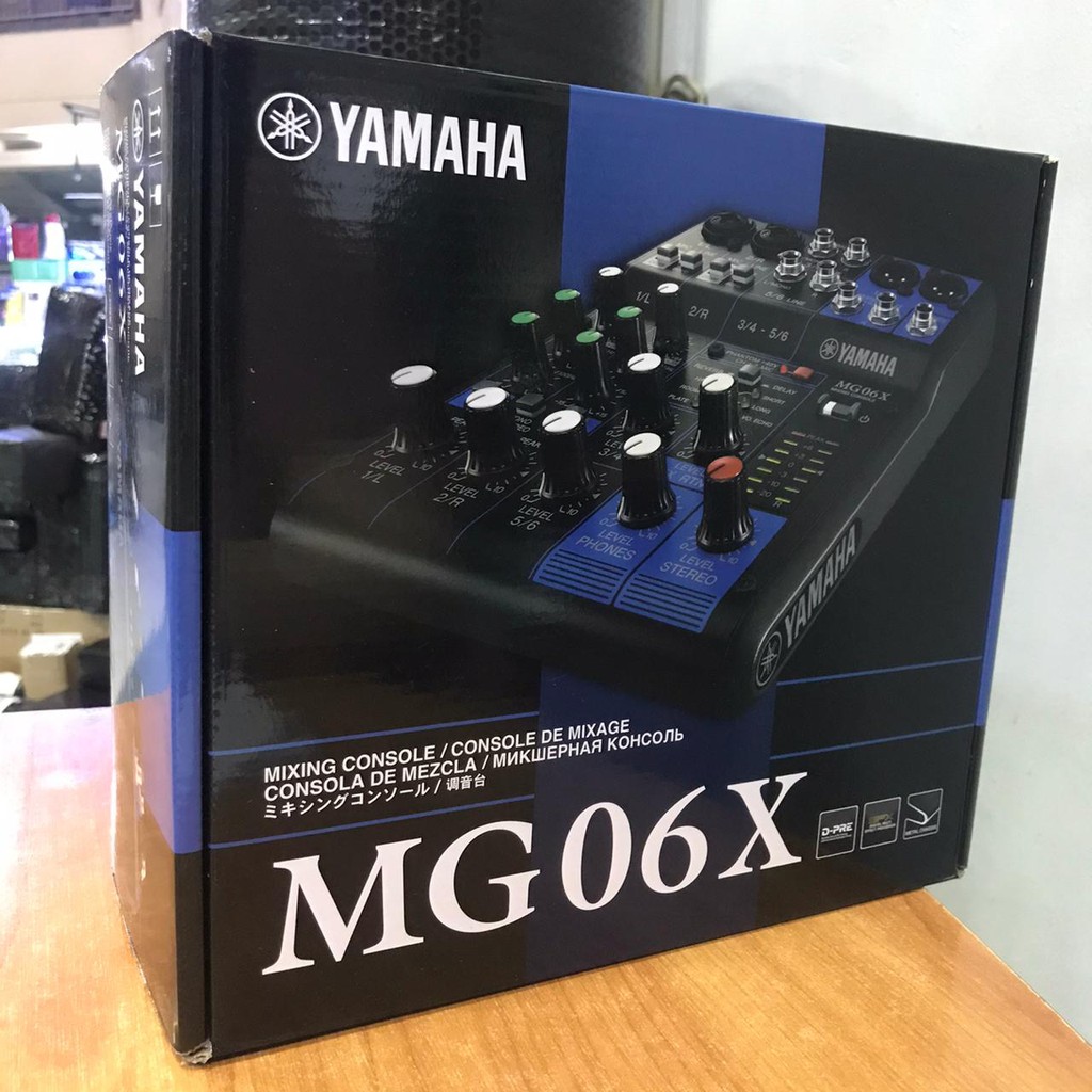 Jual Mixer Yamaha MG06X MG 06X Original Garansi Resmi Yamaha | Shopee ...