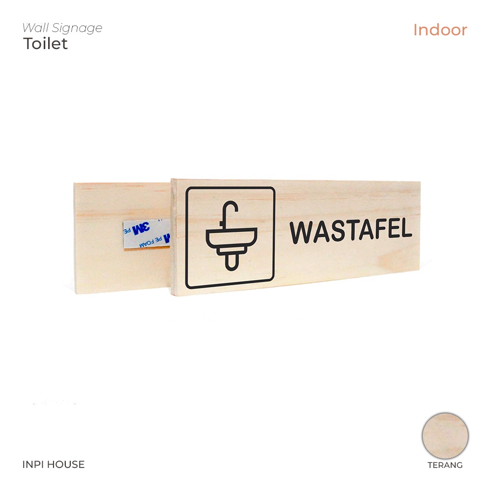 Jual papan tanda wastafel - wastafel - sign system - wall sign | Shopee ...