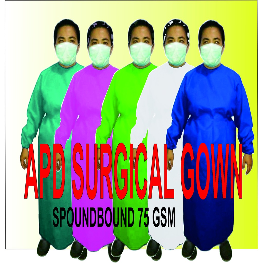 Jual apd gown / surgical gown 75 gsm | Shopee Indonesia