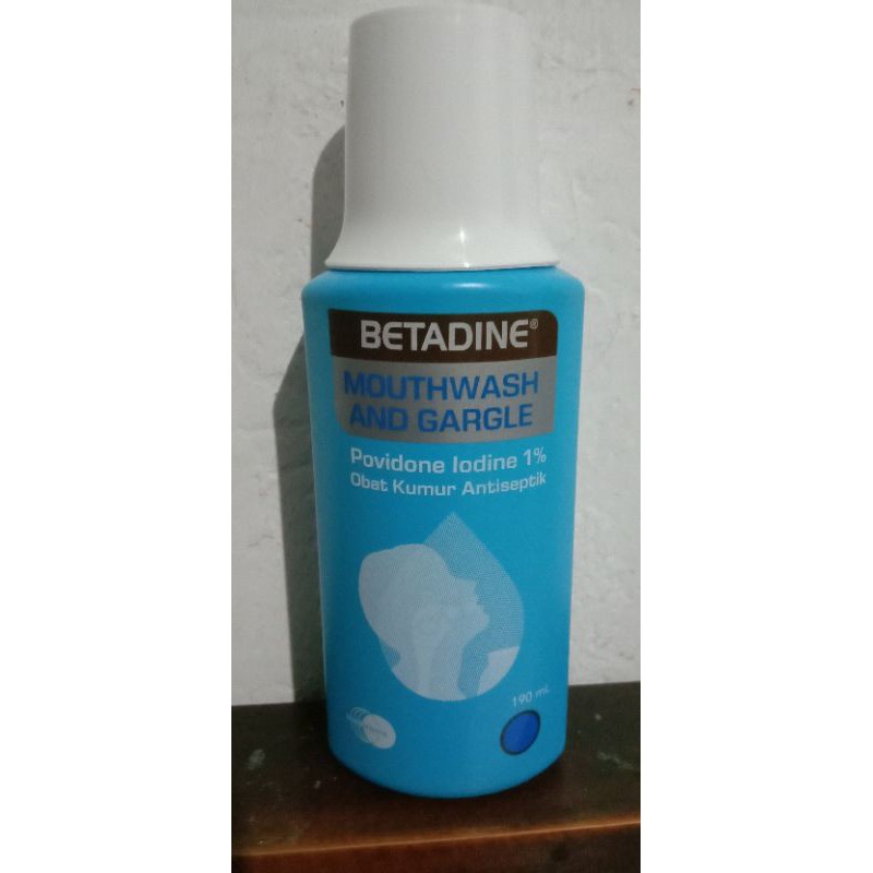 Jual Betadine Gargle 190 ml Obat kumur/penghilang bau/sariawan | Shopee Indonesia