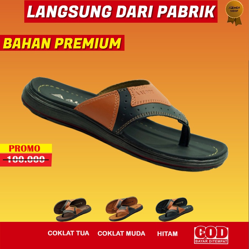 Jual Sandal Sendal Sandsl Pria Dewasa Remaja Laki Laki Bapak Bapak ...