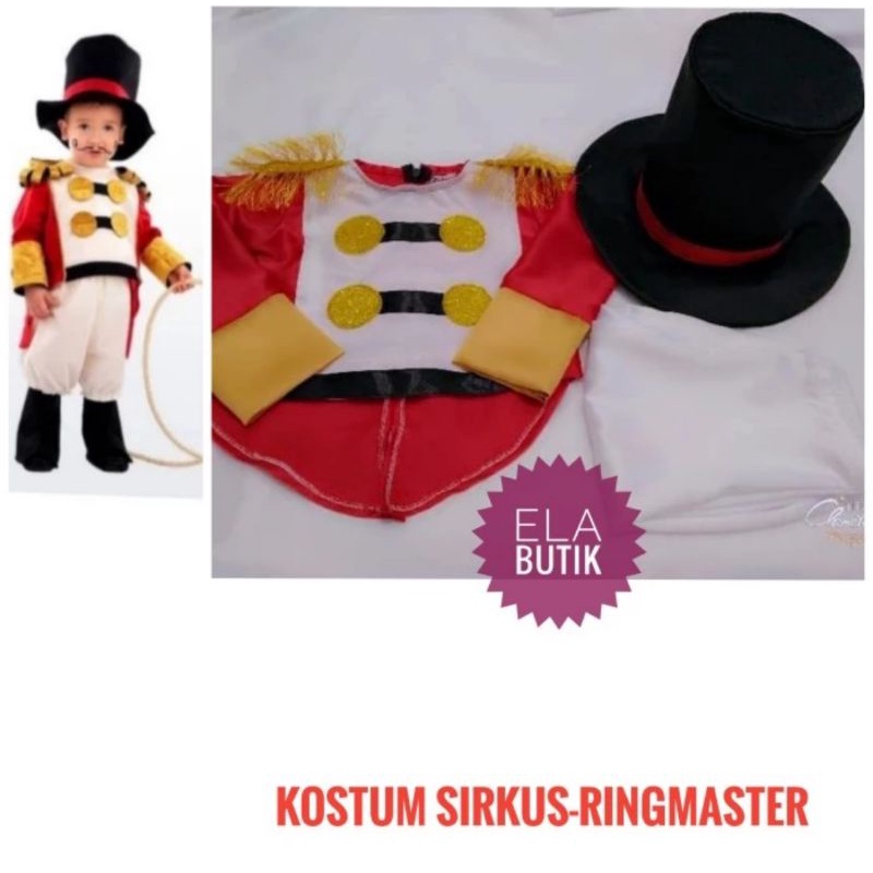 Jual Kostum sirkus-anak-ring master-kostum halloween | Shopee Indonesia