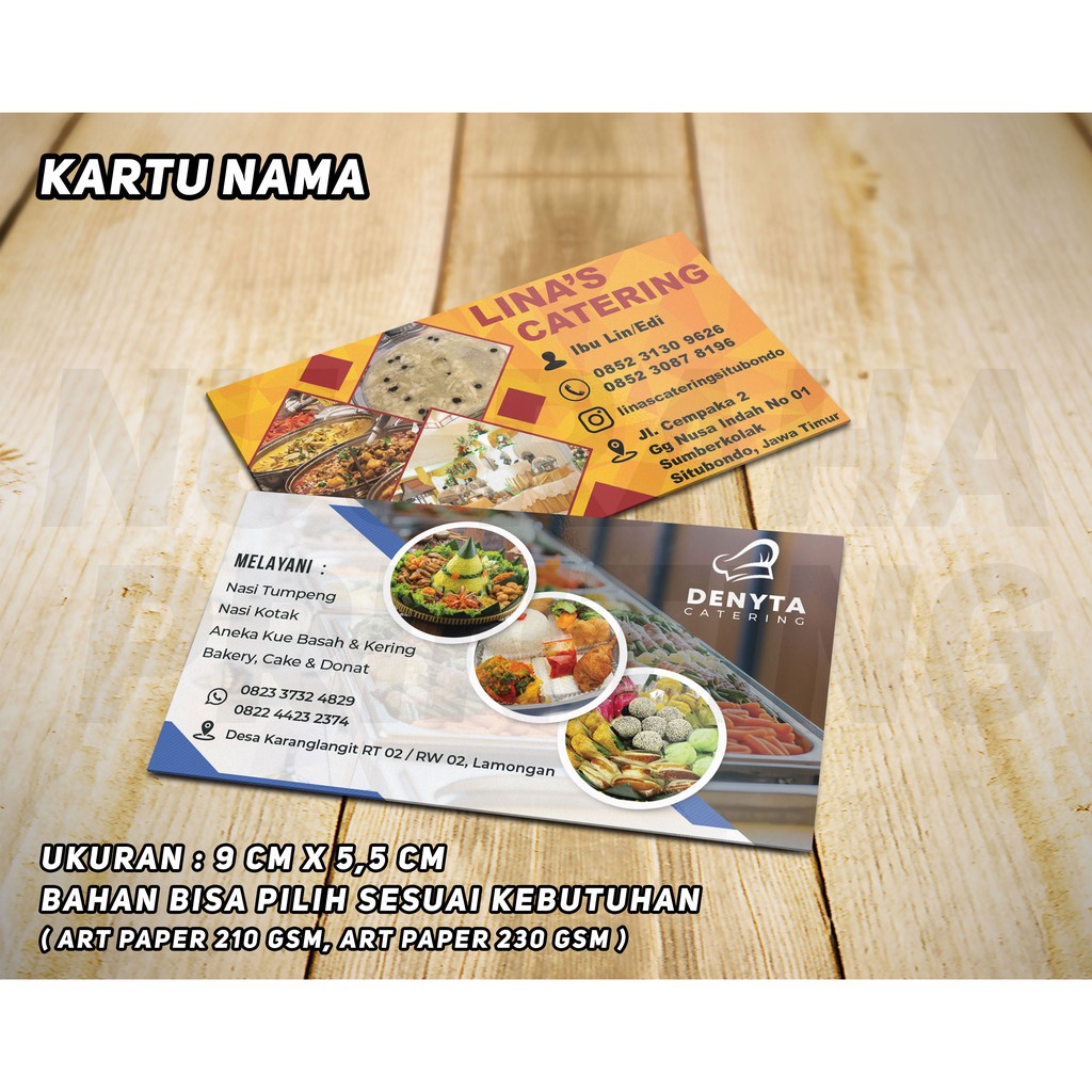 Jual KARTU NAMA CUSTOM/OLSHOP/BISNIS (FREE BOX) | Shopee Indonesia