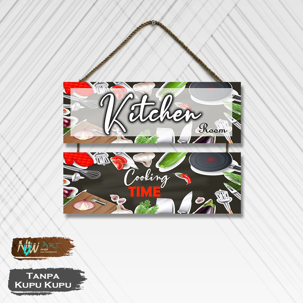 Jual NN KC-02 - Hiasan dinding custom nama KITCHEN ROOM SET REAL PICT ...