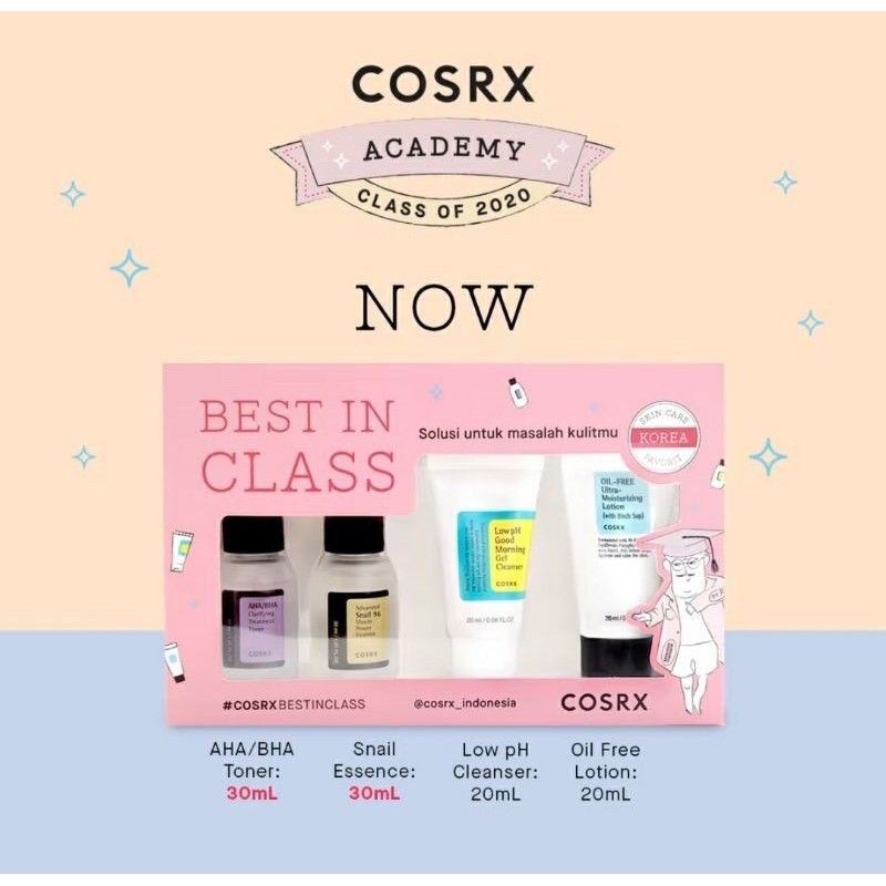 Jual COSRX BEST IN CLASS TRAVEL KIT Indonesia|Shopee Indonesia