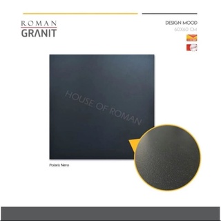 Jual Roman Granit 60x60 dPolaris Nero (Design Mood) / Lantai Granit ...