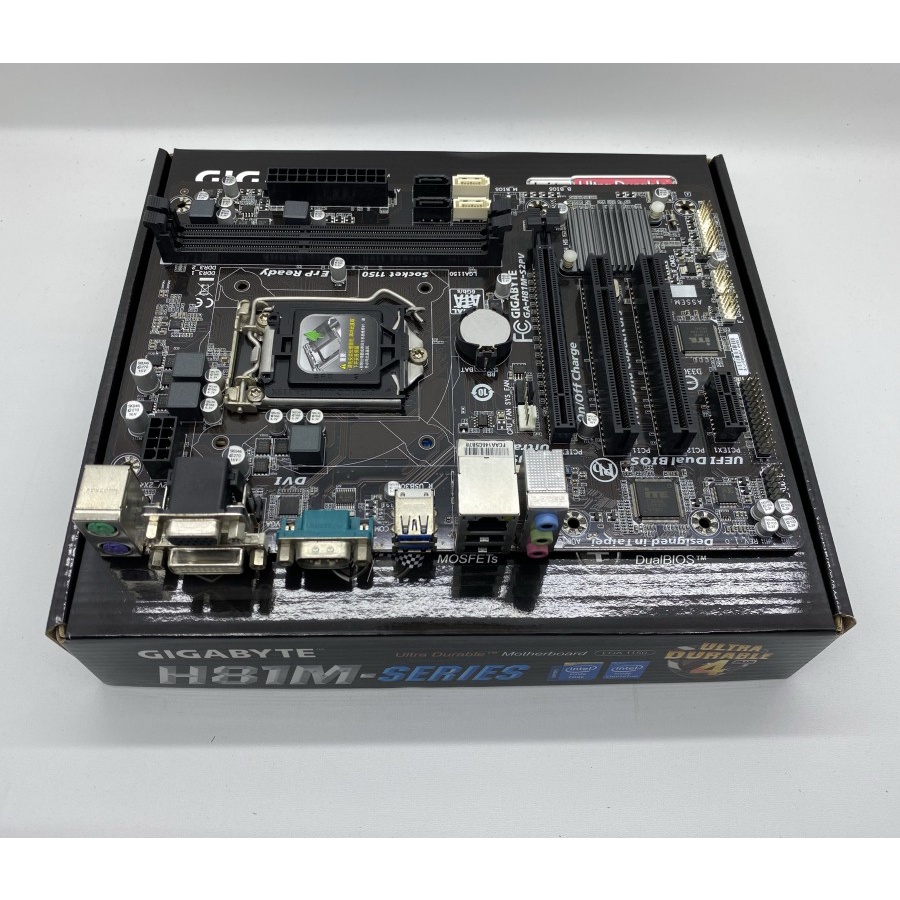 Jual MOTHERBOARD GIGABYTE H81M-S2PV PI LGA 1150 Indonesia|Shopee Indonesia