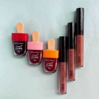 Implora liptint tint warna merah cherry bomb Red wine candy apple pink ...