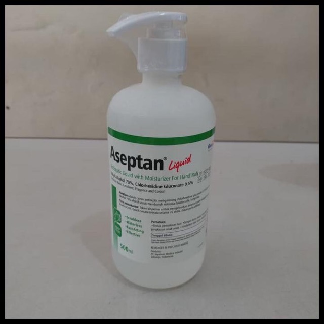 Jual Aseptan Liquid 500ml Handi Sanitizer | Shopee Indonesia
