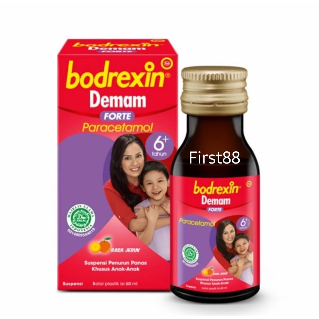 Jual BODREXIN DEMAM FORTE SYRUP RASA JERUK 60 ML | Shopee Indonesia