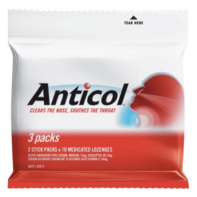 Jual Allen Anticol 3x10 Lozenfe Multipack | Shopee Indonesia