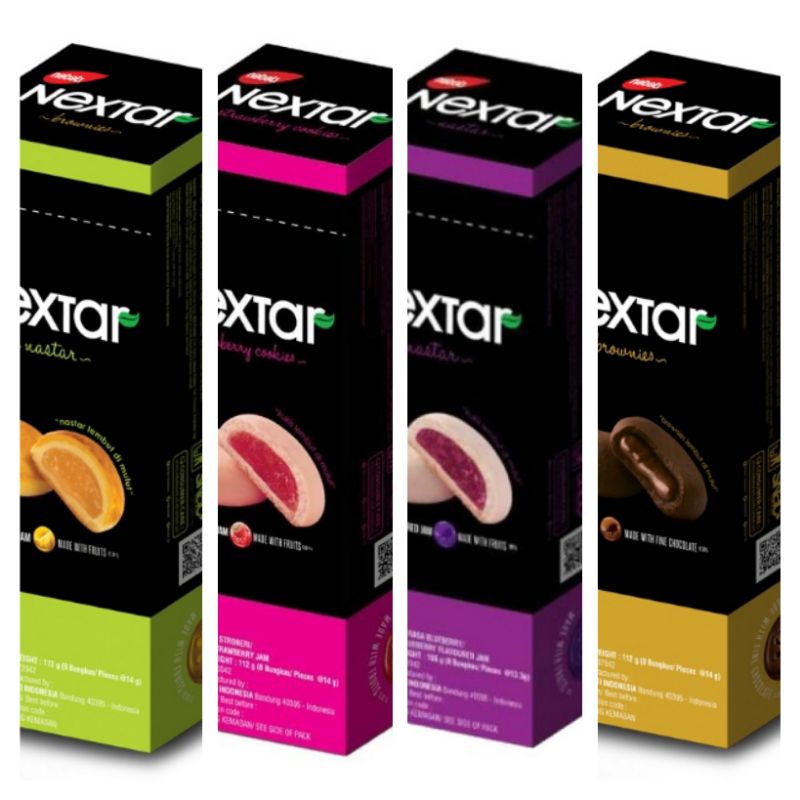 Jual Nextar Cookies Choco Brownies Pineapple Blueberry Strawberry Jam 8 ...