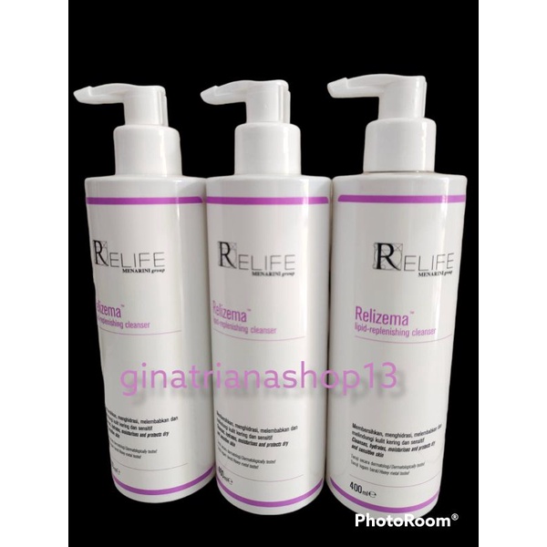 Jual Relizema Lipid Replenishing Cleanser 400 ML | Shopee Indonesia