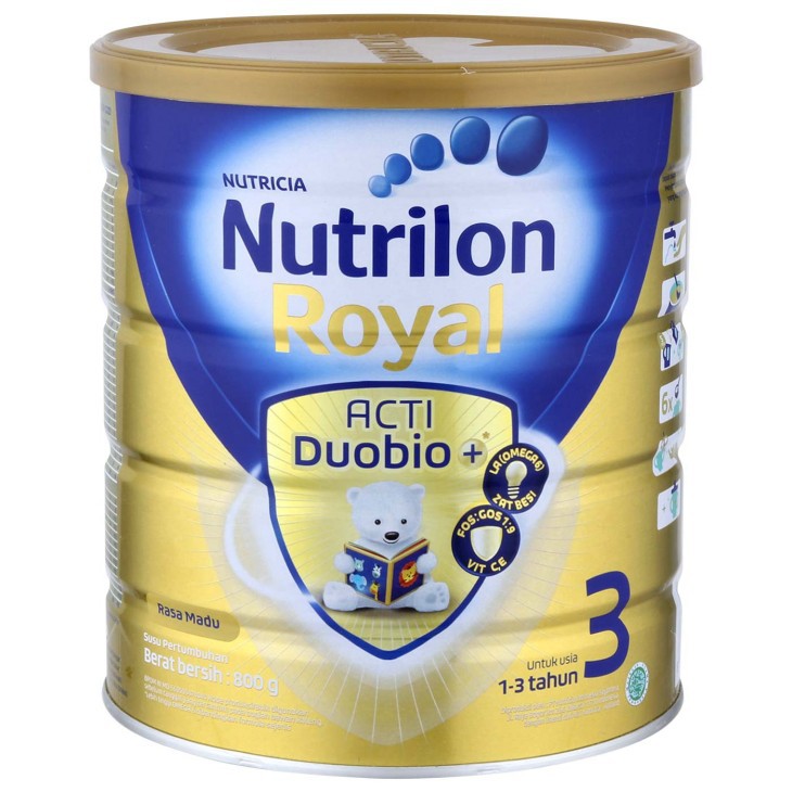 Jual Nutrilon Royal 3 800Gr Nutricia Acti Duobio 1-3 tahun Susu Formula ...