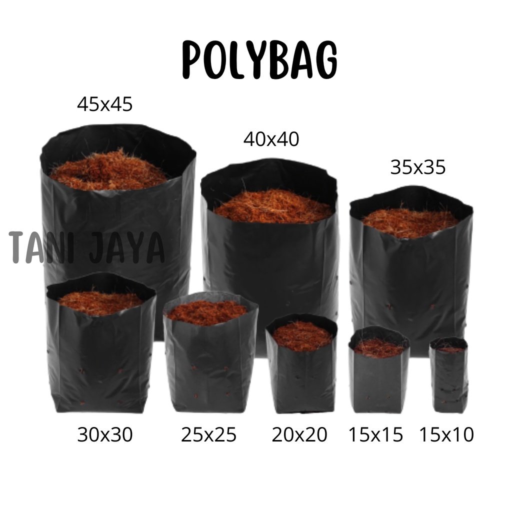Jual Plastik Polybag Ukuran 15x10 Per 1 Pcs | Shopee Indonesia