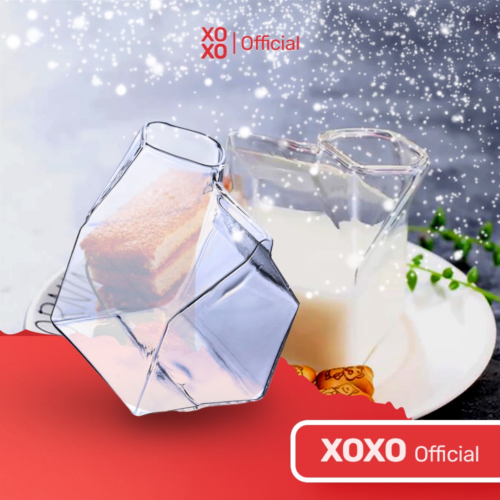 Jual Gelas Kopi Susu Kaca Lucu Unik Estetik Gelas Mug Kopi Design Kotak ...