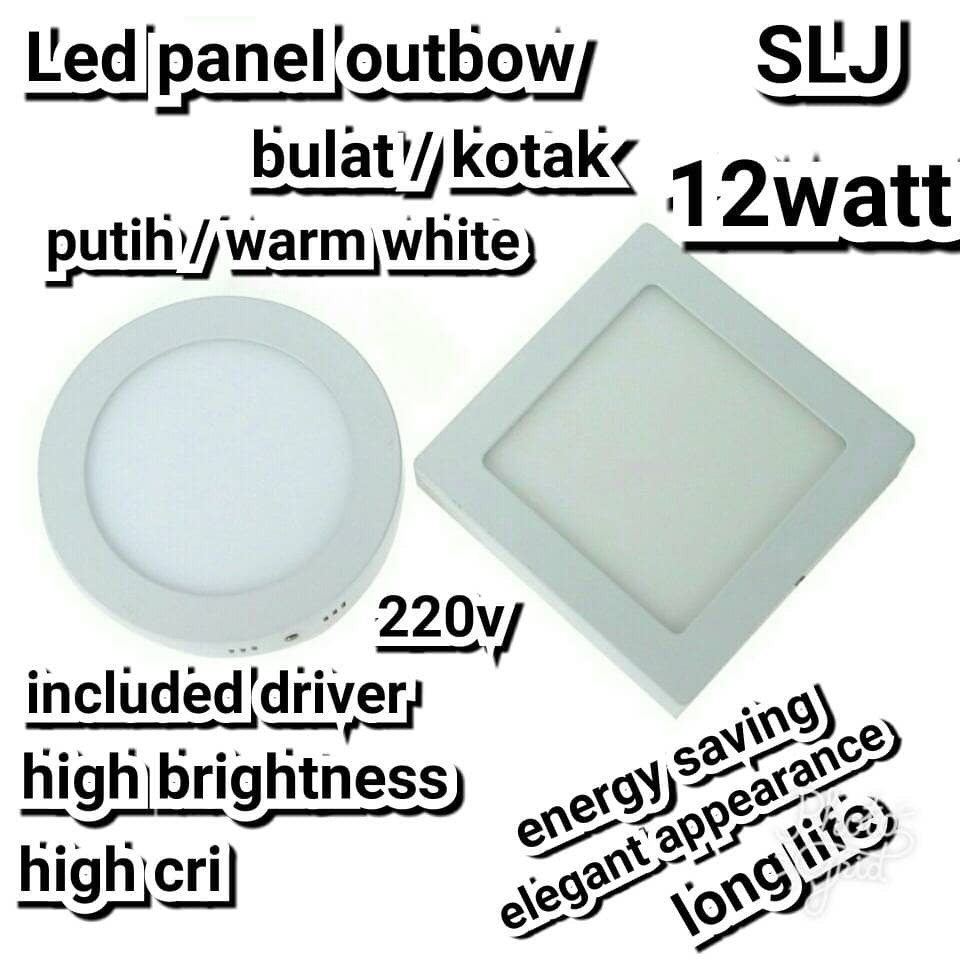 Jual LAMPU LED PANEL 12W OUTBOW / DOWNLIGHT LED 12 WATT Indonesia ...