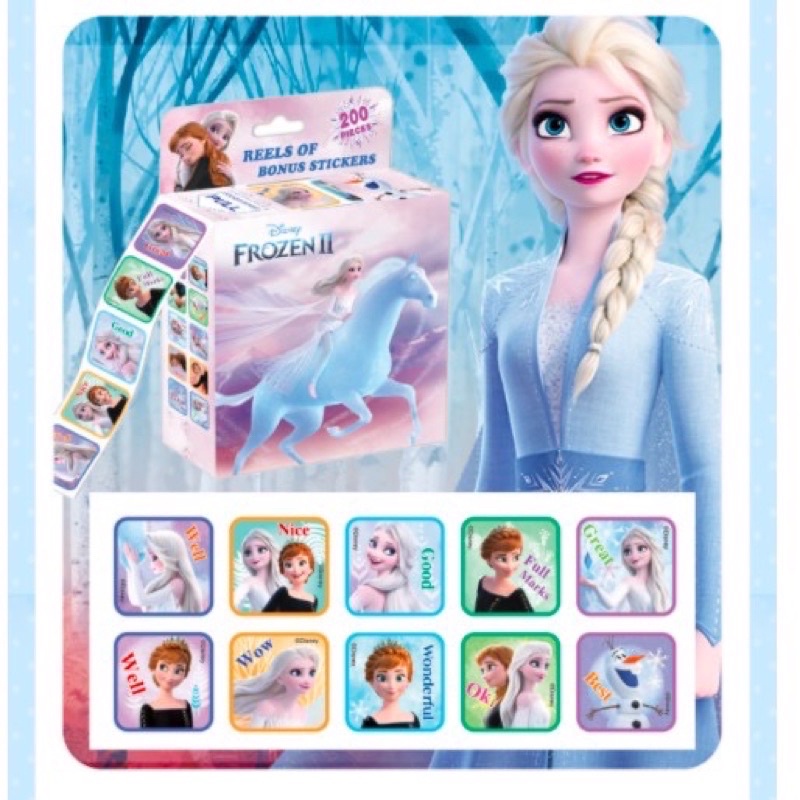 Jual Sticker Disney Princess / Stiker Reward Stiker Roll Anak Karakter ...