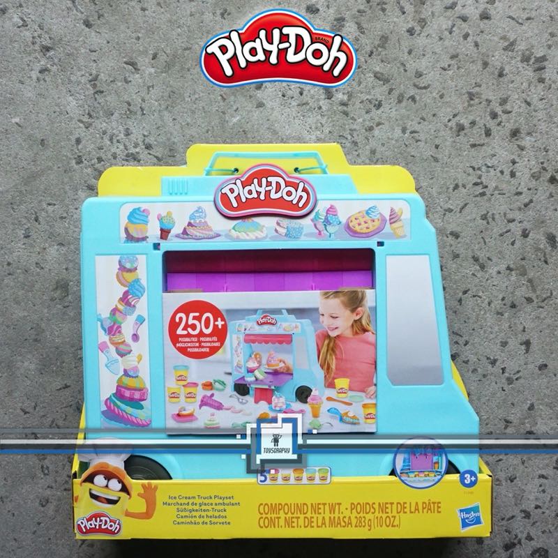 Jual PlayDoh Ice Cream Truck Playset Play doh Sundaes Cone Es Krim ...