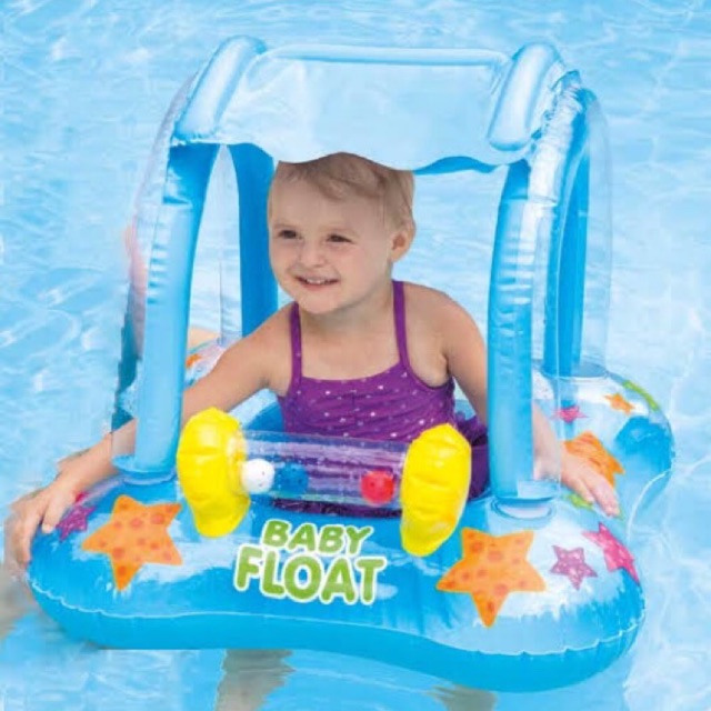 Jual Intex Baby Float Ban Renang Pelampung Bayi 56581 dengan Kanopi ...