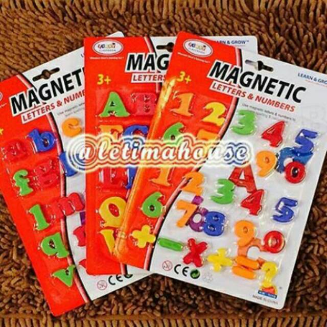 Jual Huruf & angka magnet / magnetic numbers & letters | Shopee Indonesia