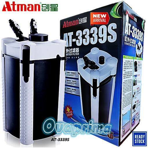 Atman AT-3339s New Aquarium External Canister Filter | Shopee Indonesia
