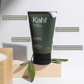 Jual KAHF Face Wash Skin Energizing & Brightening | Oil & Acne Care ...