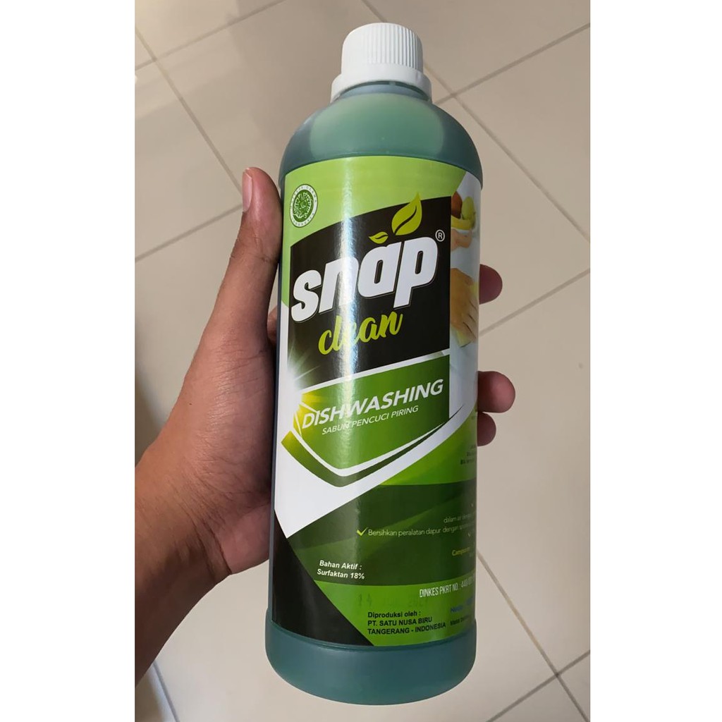 Sabun Cuci Piring Snap Clean 1 Liter Dishwashing Termurah Literan ...