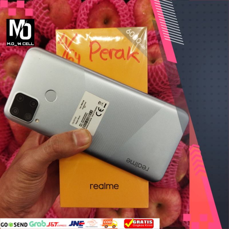 Jual REALME C15 RAM 4GB/64GB SECOND LENGKAP MULUS NO MINUS ORIGINAL 100 ...