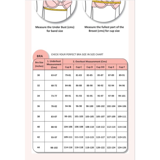 Jual Panduan Size Bra/BH | Shopee Indonesia