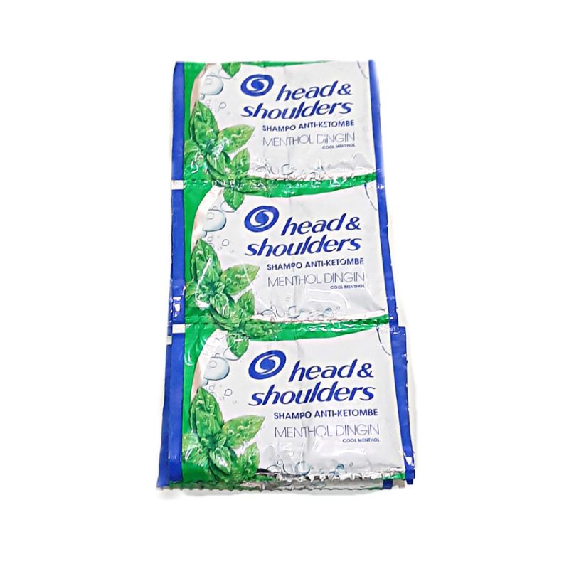 Jual Head and Shoulders Menthol Cool Menthol Dingin Renceng 12pcs ...