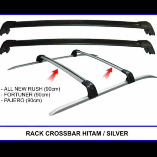 Jual Crossbar cross bar atap mobil kaki rak atas mobil all new rush ...