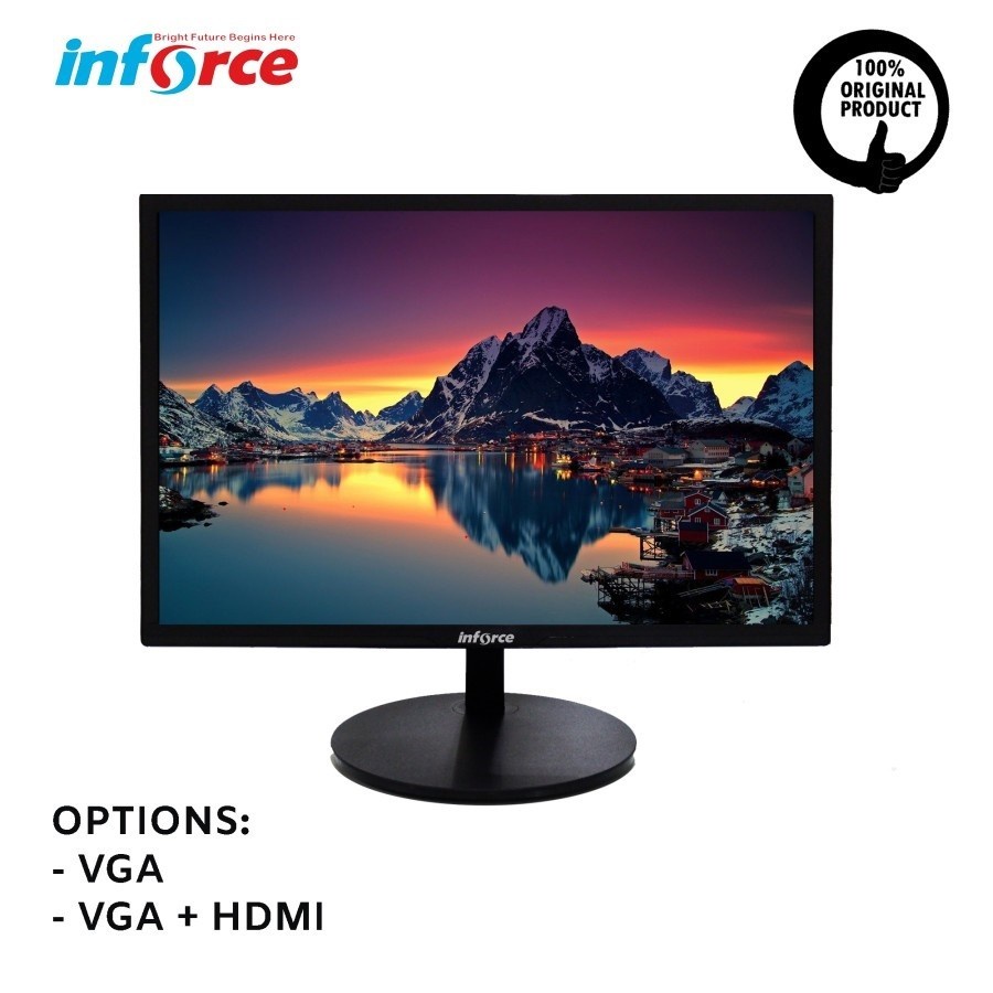 Jual MONITOR INFORCE LED 1950AT 19.5 20 19 inch inc -HDMI | Shopee ...