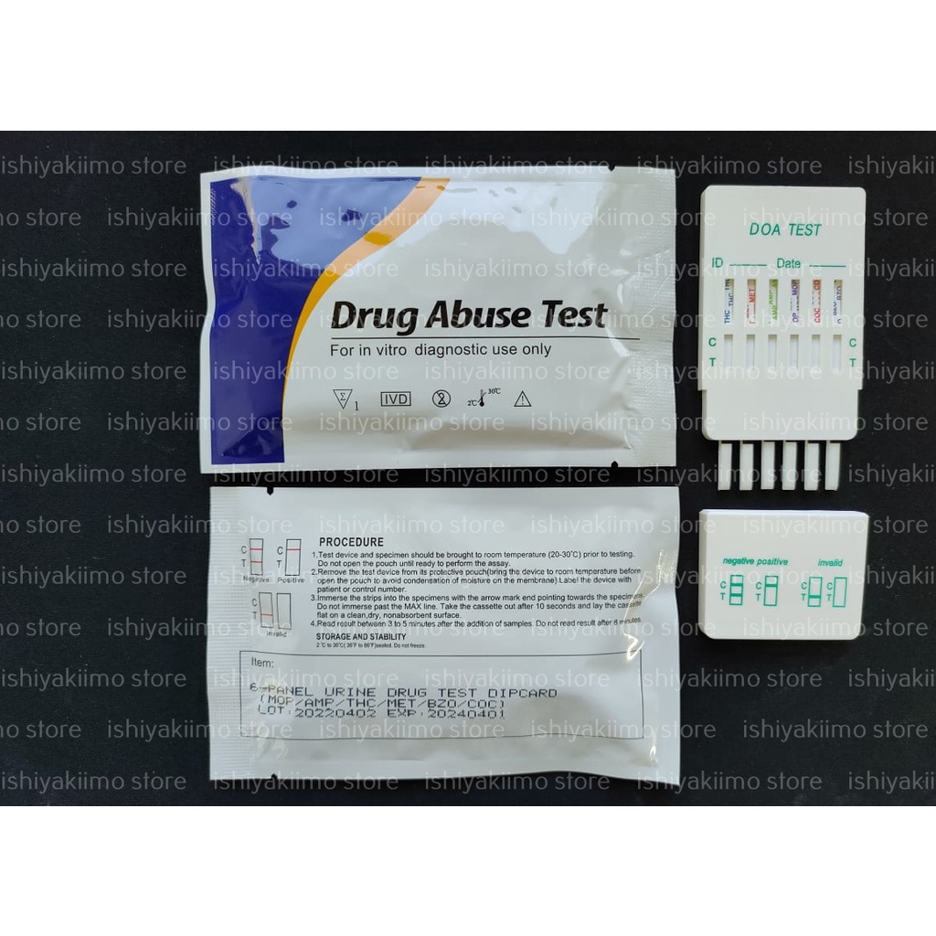 Jual Drug Abuse Test Alat Tes Urine Narkoba-6 Parameter | Shopee Indonesia Jual Drug Abuse Test Alat Tes Urine Narkoba-6 Parameter | Shopee Indonesia
