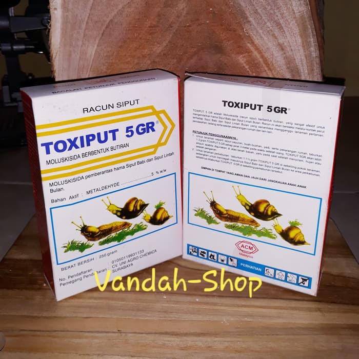 Jual Toxiput 5GR Moluskisida Obat Pemberantas Hama Siput | Shopee Indonesia