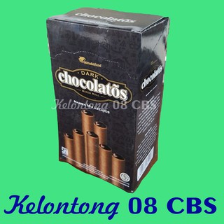 Jual Snack Semprong Coklat Dark Gerry Chocolatos Per Pak Isi 24 - Ecer ...