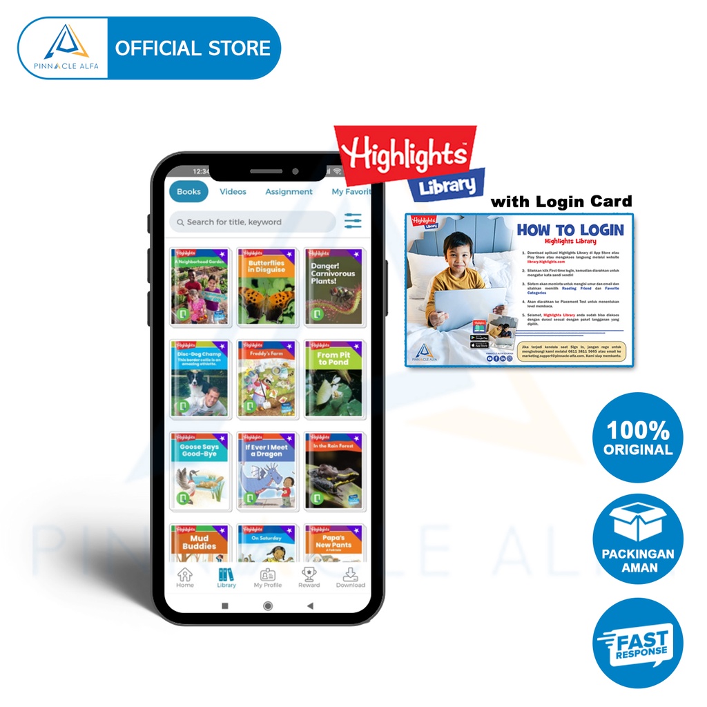 Jual Highlights Library 1 Year (with Login Card) | Shopee Indonesia