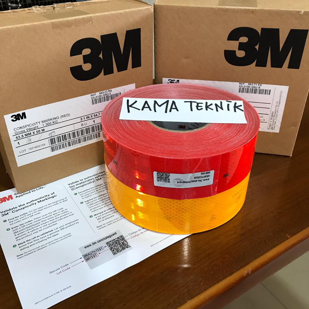 Jual STICKER SCOTLIGHT / Pemantul Cahaya Merk 3M Original / STICKER ...