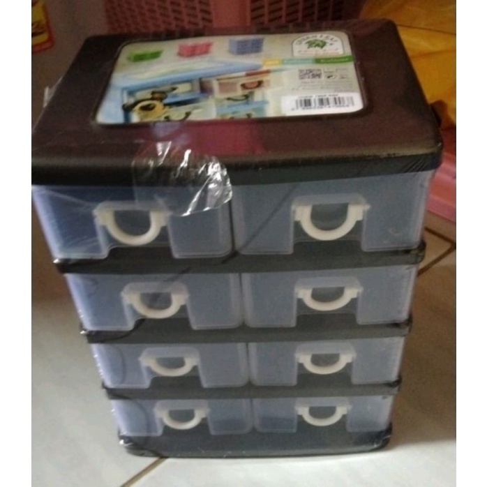 Jual Laci Mini Susun 8 Plastik Green Leaf 7906 S4 Box Container Kotak ...