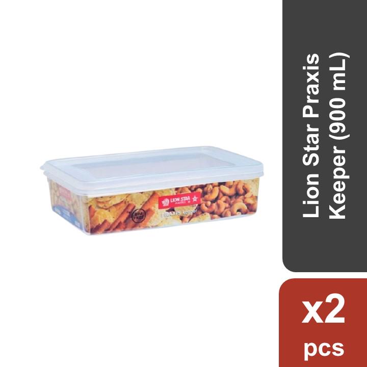 Lion Star Praxis Keeper 100 Kotak Makan 900 ml x 2 Pcs | Shopee Indonesia