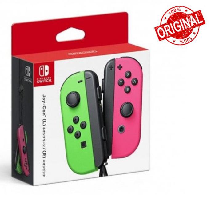 Jual Nintendo Switch Joycon / Joy Con / Stik / Stick (L/R) (Green Pink ...