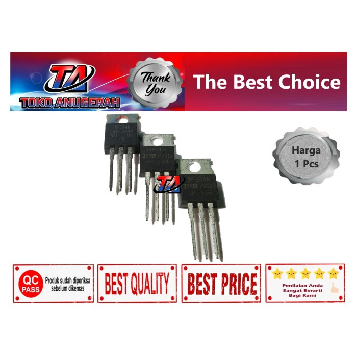 Jual MOSFET IRF Z44 MOSFET IRFZ44 | Shopee Indonesia
